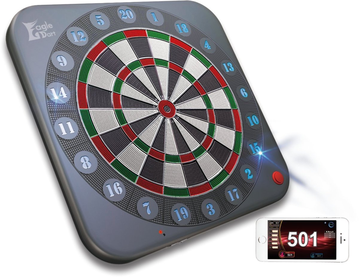 Review: Eagle Dart Bluetooth 4.0 Luminous Electronic Dart Board ...